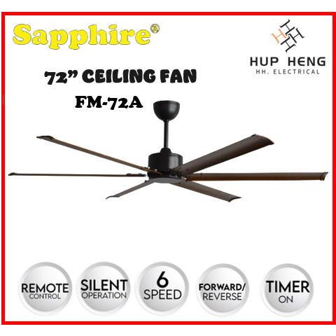 (Free Shipping) Sapphire® 72" INCHES DC CEILING FANS INFINITY FM-72A-DC ...