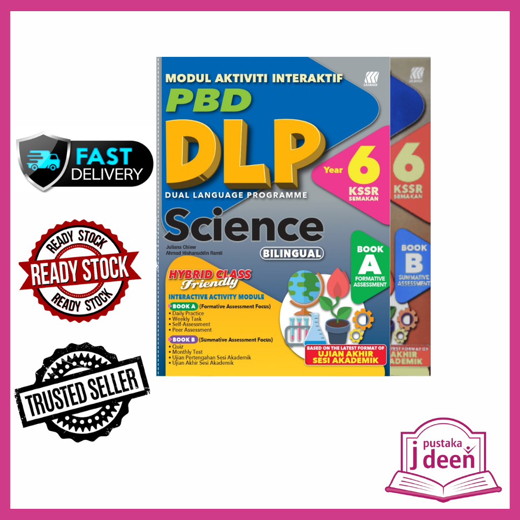 JDEEN BUKU LATIHAN TAHUN 6 SCIENCE A+B (DLP)-MODUL INTERAKTIF PBD 2023 | Shopee Malaysia