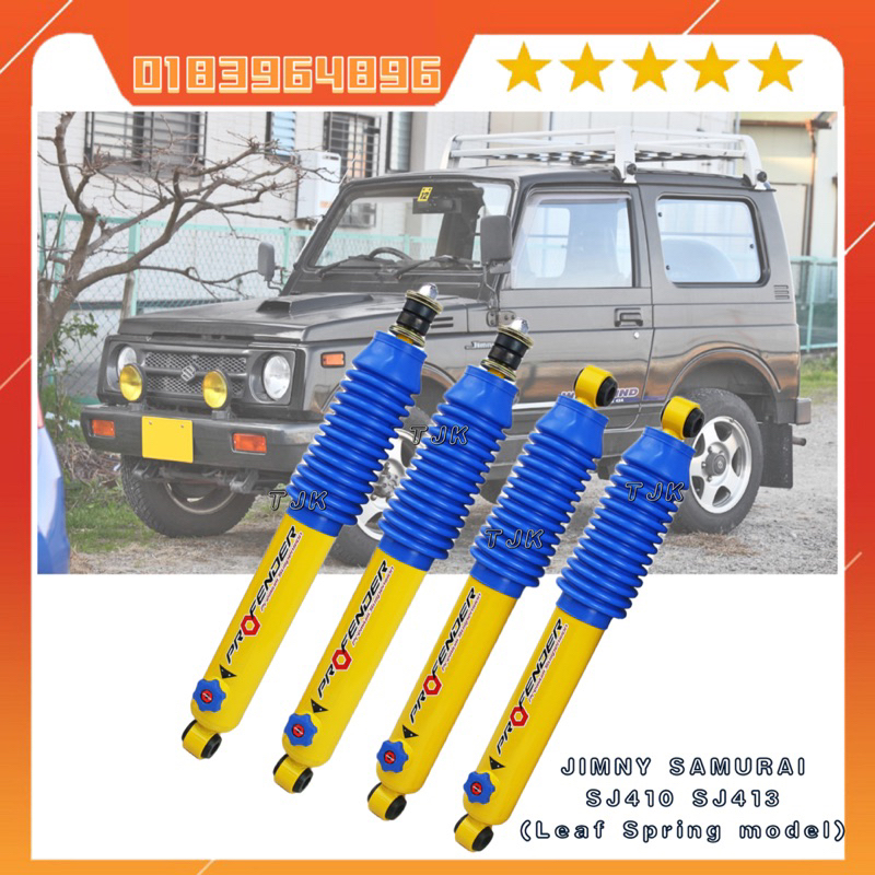 PROFENDER 4 Step Adjustable Gas Shock Absorber For Suzuki Jimny Samurai ...