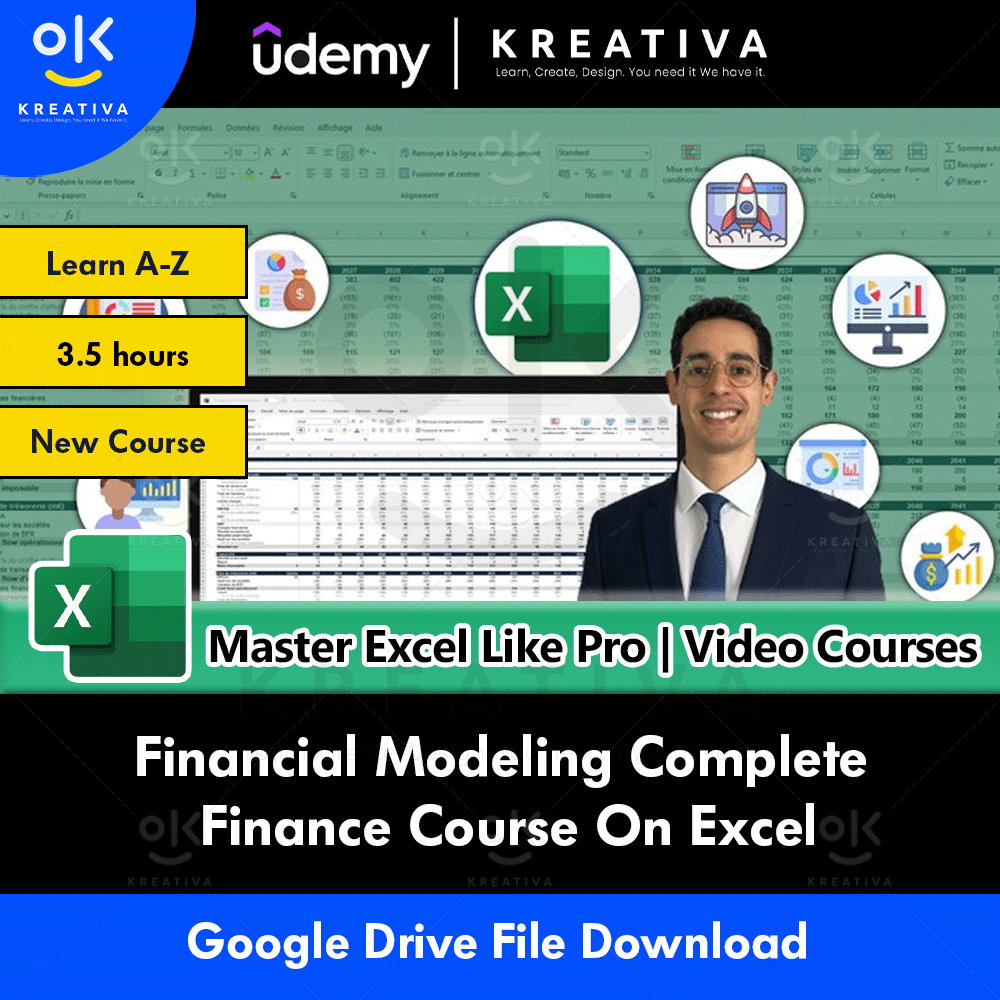 Video Course- Financial Modeling Complete Finance Course On Excel | Learn Excel | Excel Course ...