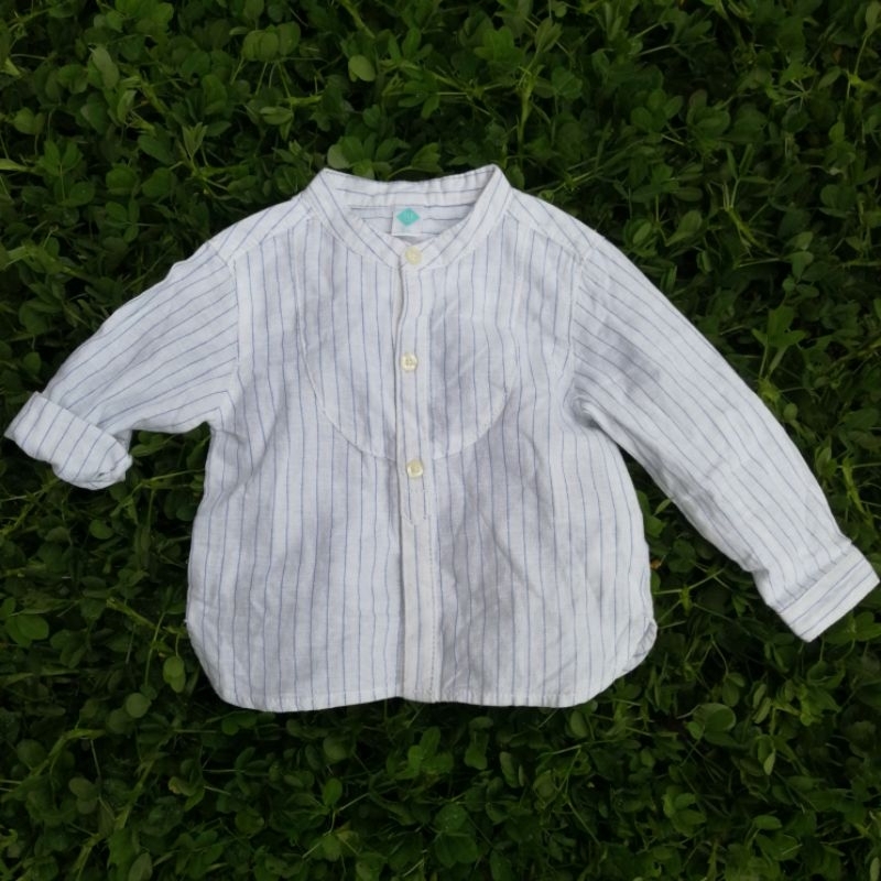 tex baby boy linen cotton shirt(3-36m) | Shopee Malaysia