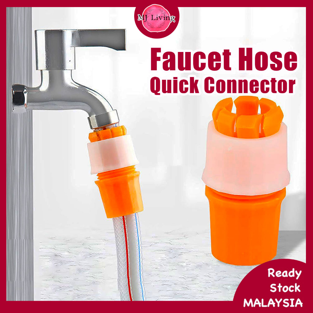 Faucet Hose Quick Connector Ultra Strong Universal Adapter Coupling ...