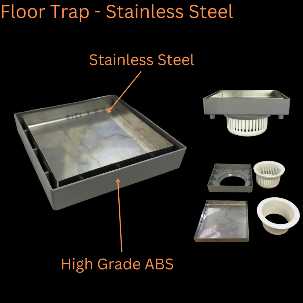 Wiraplas Stainless Steel Floor Grating Anti Cockroach Tile Insert Floor ...