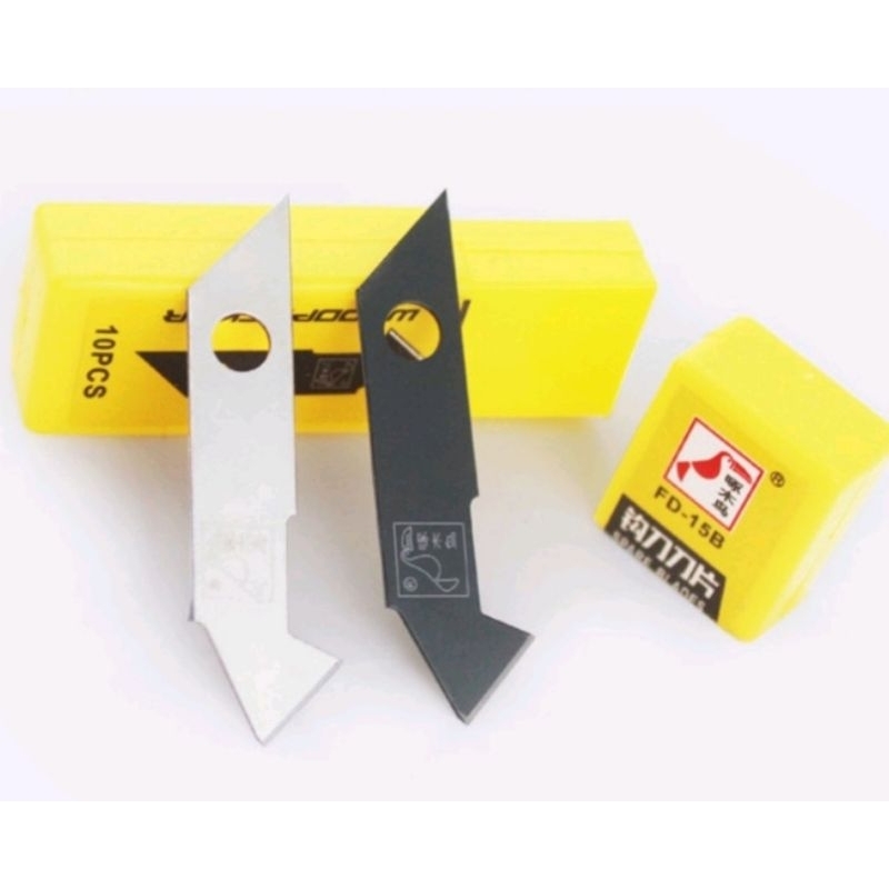 10pcs Plastic Hook Cutter Blade Replacement FD-15B Acrylic PVC ...