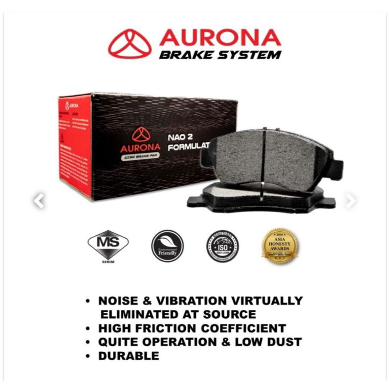 PROTON GEN2/PERSONA REAR DISC BRAKE AURONA | Shopee Malaysia