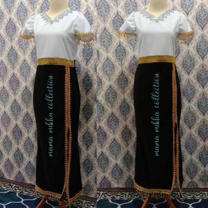 Dress Tradisional Moden Dayak Salako Sarawak Borneo | Shopee Malaysia