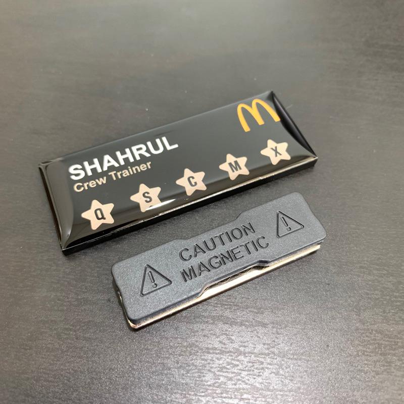 Name tag Epoxy Mcd’/Tag Nama Kristal/Epoxy dome name tag | Shopee Malaysia