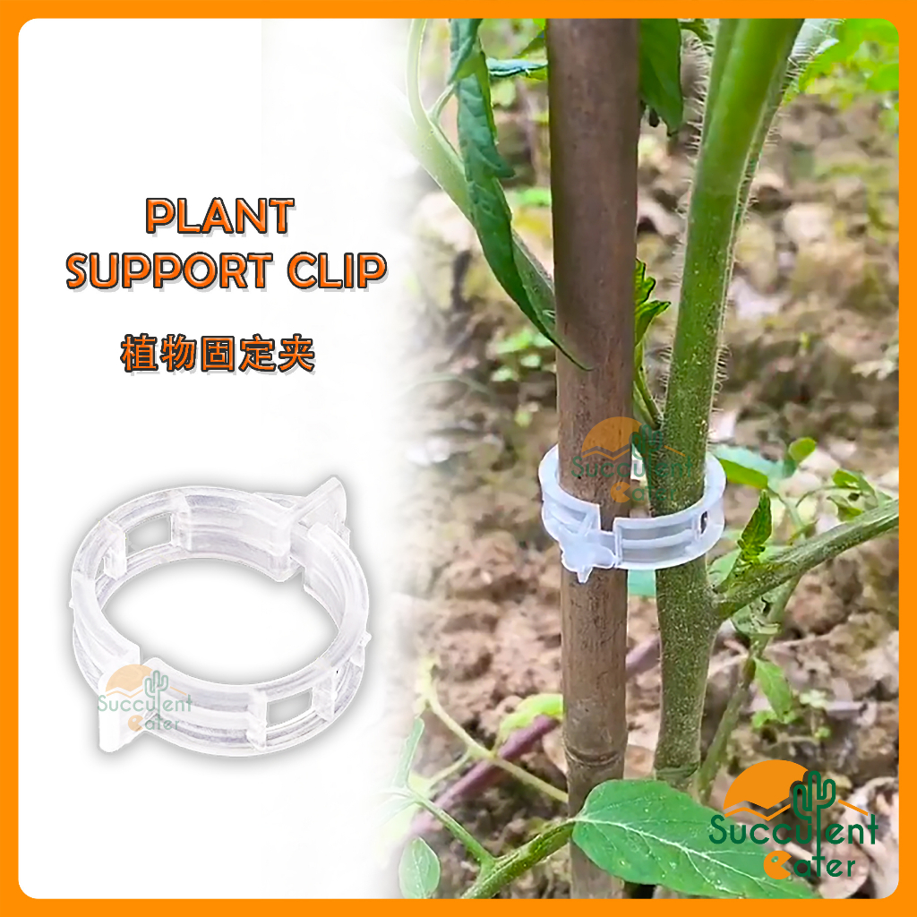 Garden Clip for Plant Flower Lever Loop Gripper Clips Fastener Flower ...