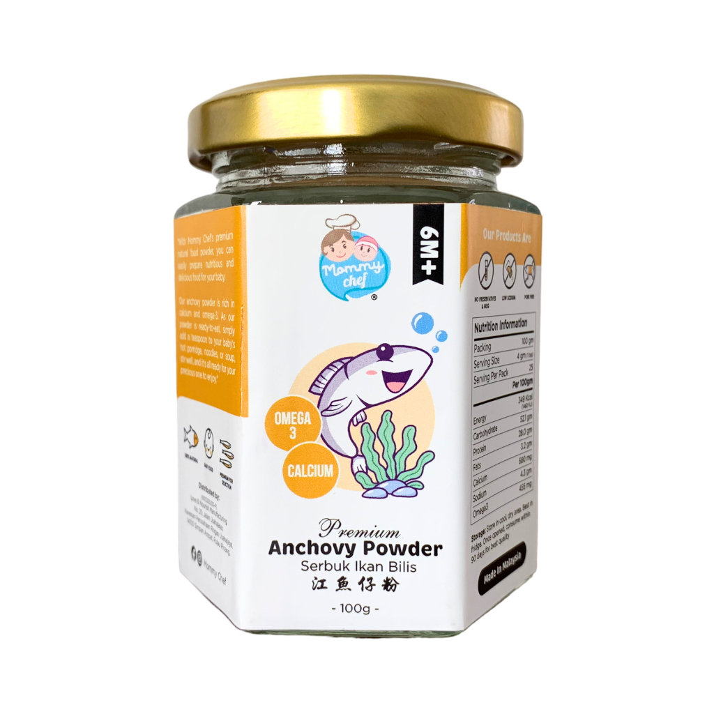 Mommy Chef Premium Anchovy Powder 6m+ (100g) | Shopee Malaysia