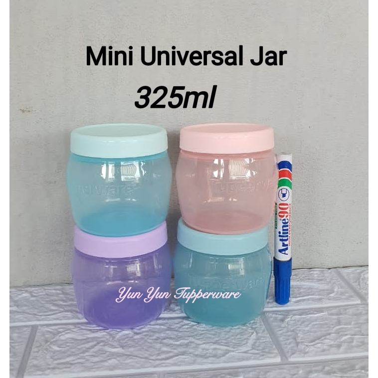 Tupperware Mini Universal Jar 325ml (1 PC / 4 PCS / 5 PCS) | Shopee ...