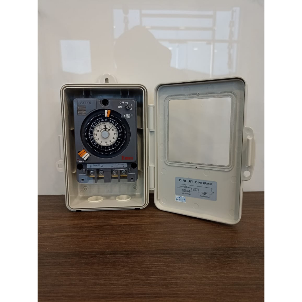 EMES Analogue time switch 24h time switch 30A timer feeder pillar use ...