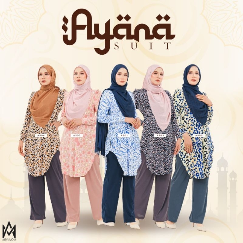 NAMRAH SERIES - AYANA SUIT AISYSMOM (BACA DESCRIPTION DAHULU) | Shopee ...