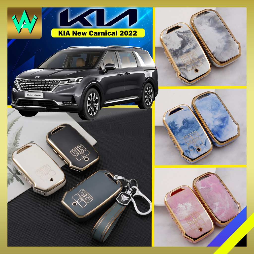Kia Carnival 2020 Key Cover Case Casing Sarung Kunci Kia Carnival 汽车钥匙壳 ...