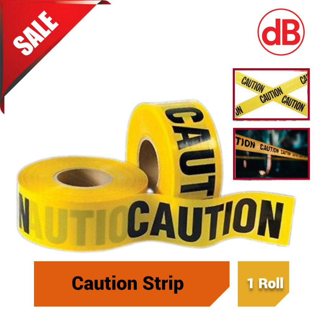(Ready Stock) Caution Strip - 3" x 50m | Shopee Malaysia