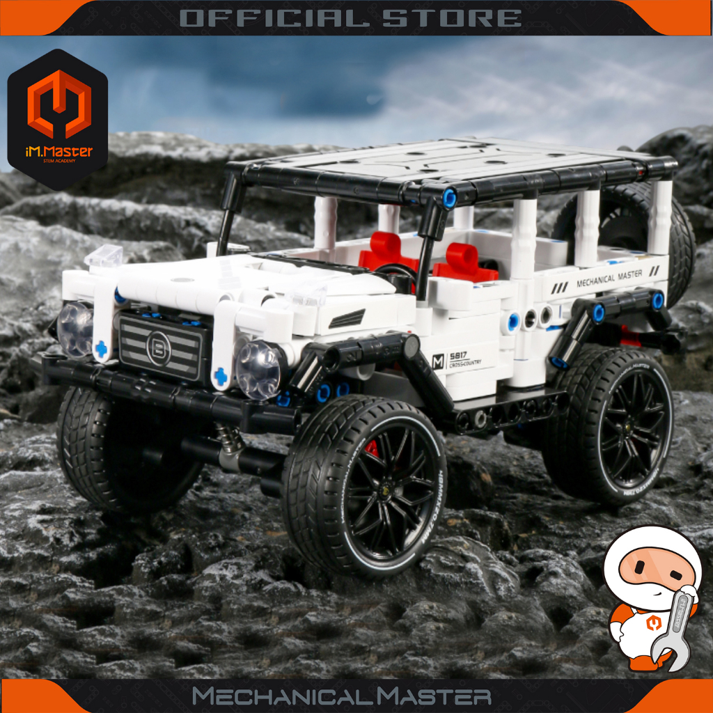 iM.Master Mechanical Master Block Off-Roader White Power Vehicles Brick ...
