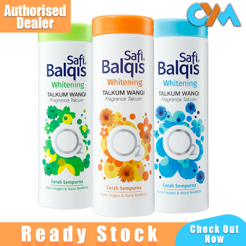 Safi Balqis OxyWhite Talkum Wangi Fragrance Talcum 90G Halal Product ...