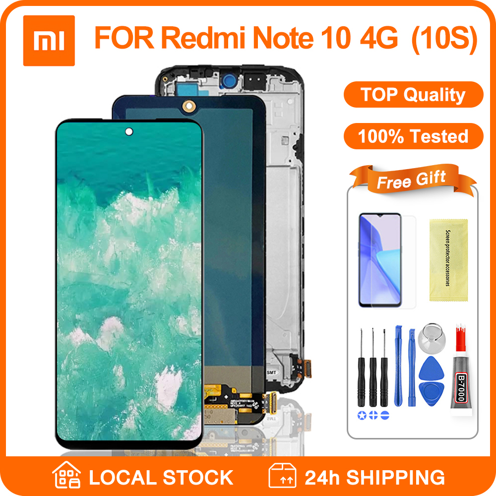 100% Tested TFT LCD For Redmi Note 10 4G / 10S LCD Touch Display Screen ...