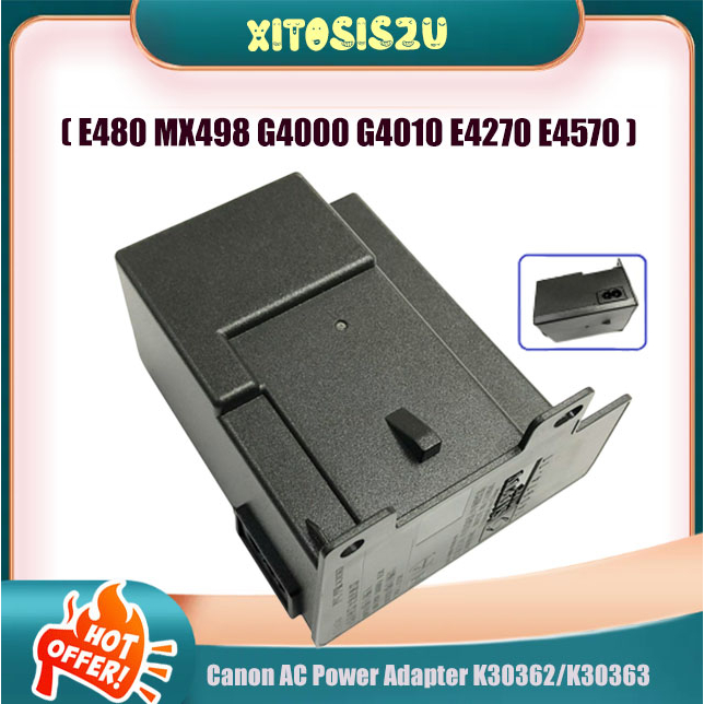 Canon AC Power Adapter K30362/K30363 For E480 MX498 G4000 G4010 E4270 ...