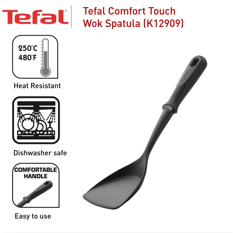 Tefal Comfort Wok Spatula K12909 High-quality heat-resistant Polyamide ...