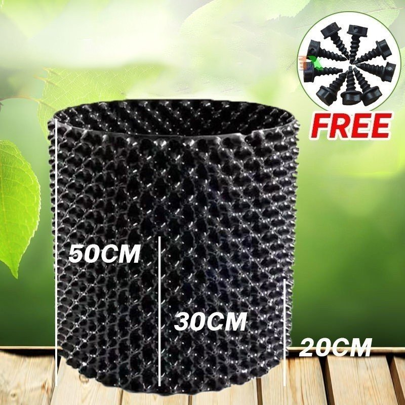 [Ready Stock] 控根器 Air Pruning Pot Root Barrier Root Control Root Growth ...