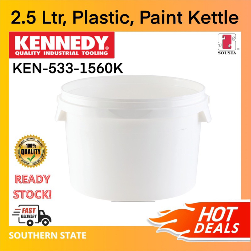 Kennedy 2.5 Ltr, Plastic, Paint Kettle KEN-533-1560K | Shopee Malaysia