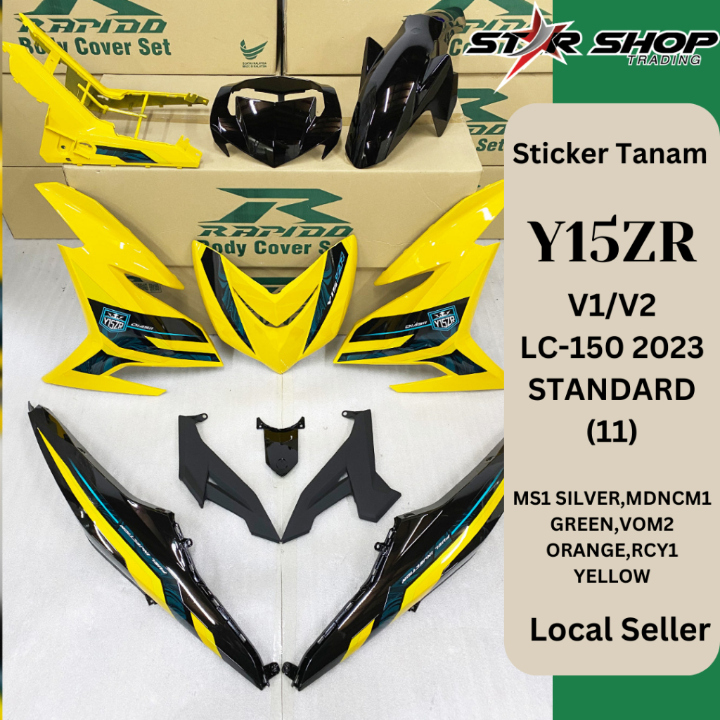 [LOCAL SELLER] COVERSET BODYSET Y15 Y15ZR YSUKU Y V1 V2 LC150 (11) 2023 ...