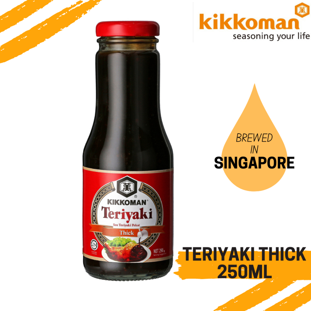 [Kikkoman Halal] Teriyaki Thick 290g*Brewed in Singapore*Ready Stock ...
