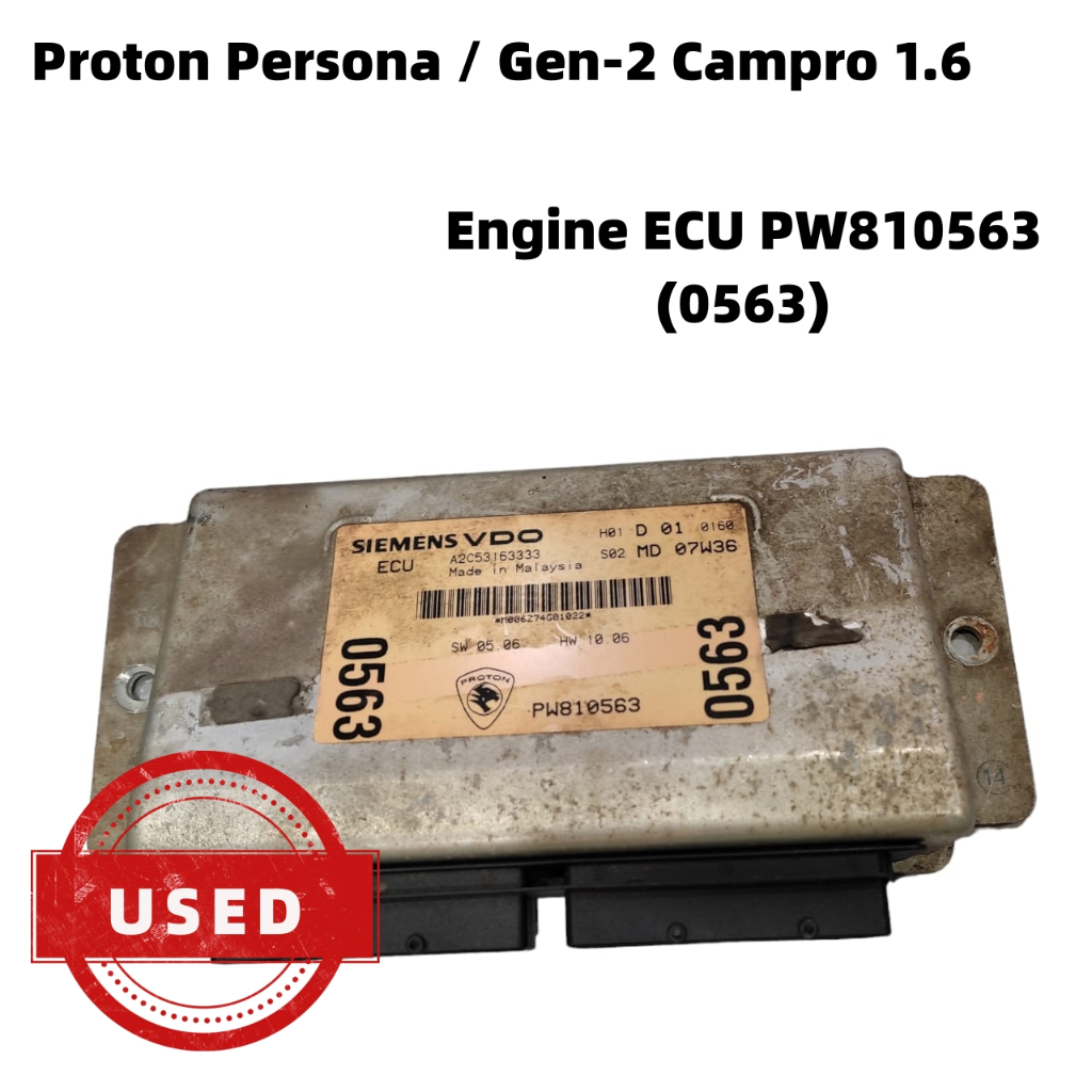 Proton Persona / Gen-2 Engine ECU PW810563 CamPro1.6 | Shopee Malaysia