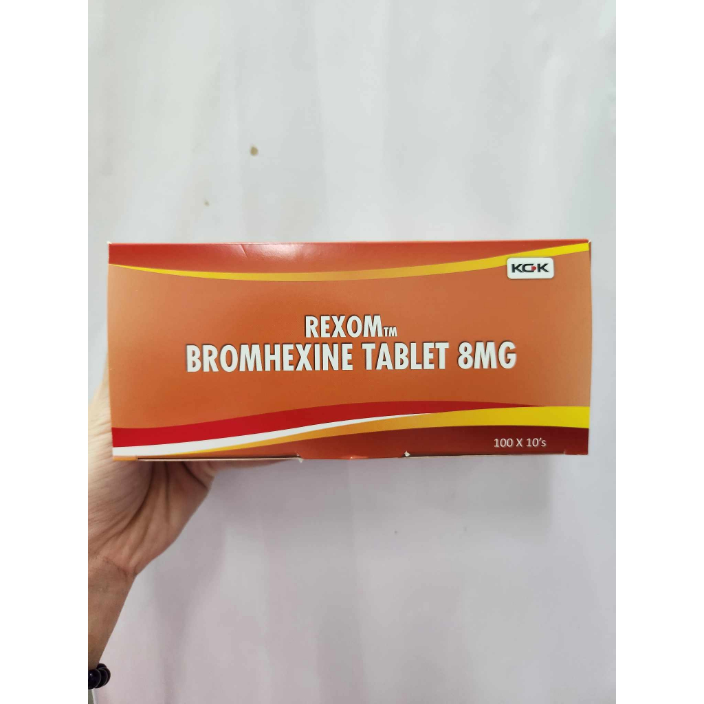 REXOM BROMHEXINE 8MG TABLET (100stp/box) | Shopee Malaysia