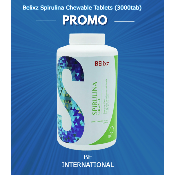 Belixz Spirulina Chewable Tablets (3000tab) | Shopee Malaysia