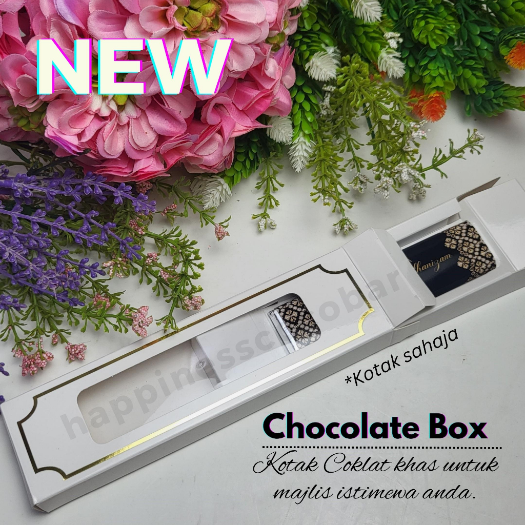 Doorgift Kotak Coklat Bar [Chocolate box] - Ready Stock | Shopee Malaysia