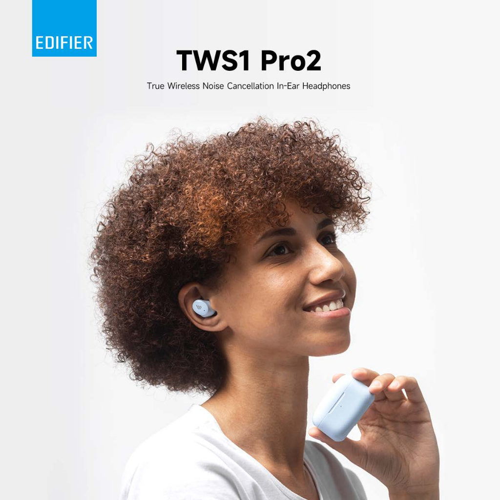 Edifier TWS1 Pro 2 Bluetooth V5.3 Earbud Active Noise Cancelling Low ...