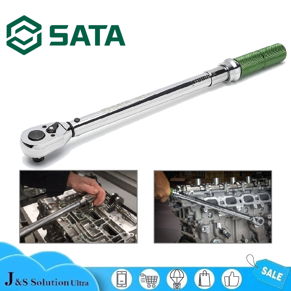SATA 96311 1/2" Dr. Adjustable Torque Wrench 20-100Nm | Shopee Malaysia