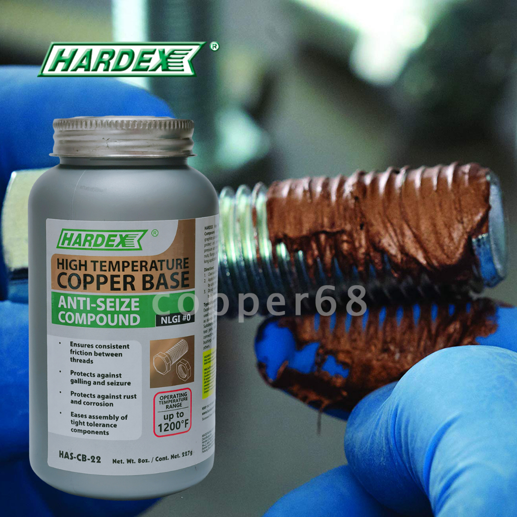 HARDEX High Temperature Copper Base Anti-Seize Compound with Brush Top ...