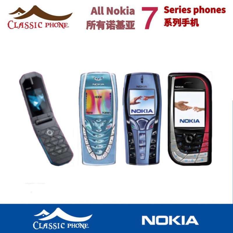 Original Nokia 7070 7210 7250 7610 used refurbished mobile phone ...