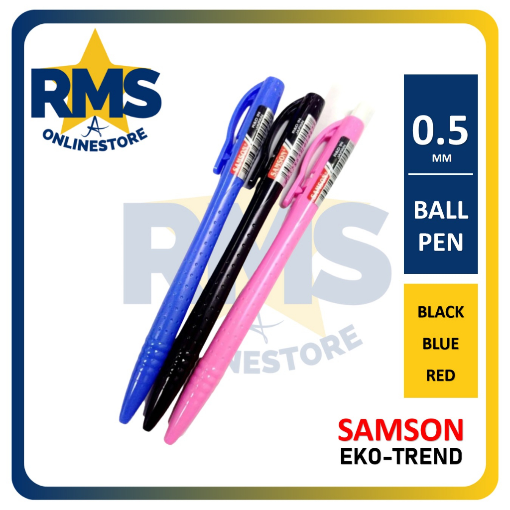 SAMSON 996 Ball Pen 0.5mm (5pcs) | Shopee Malaysia