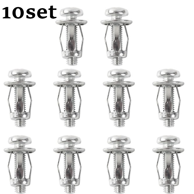 10set Jack Nut Rivet Lock Nut Petal Nut Expansion Screw Anchor Bolt For ...