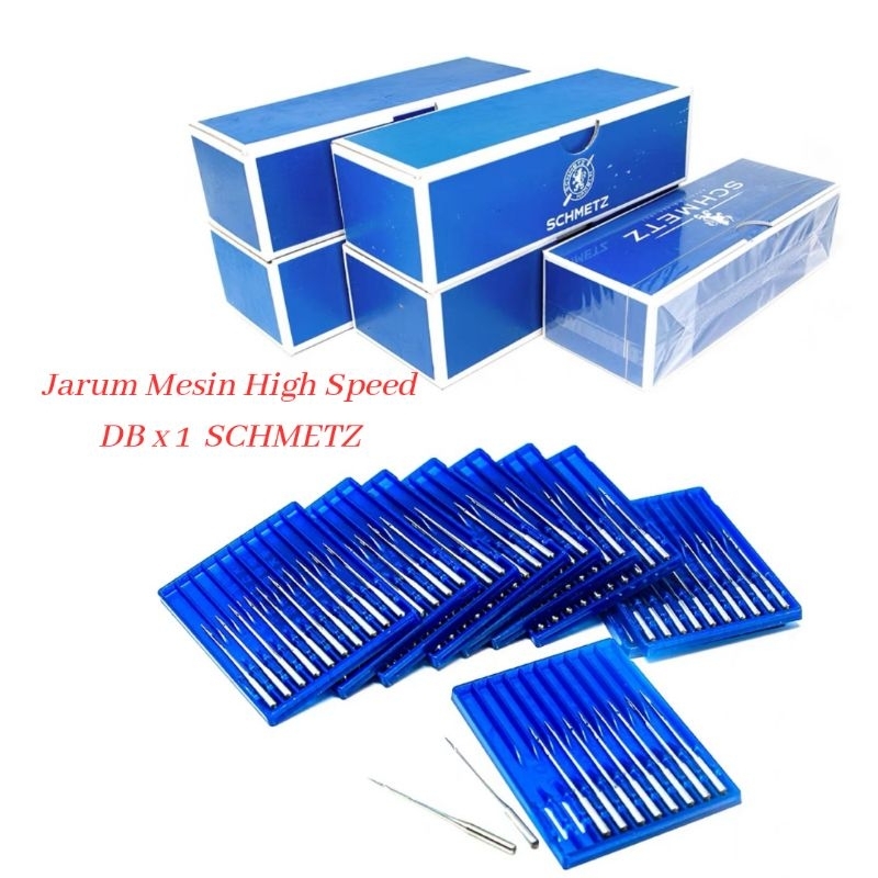 ORIGINAL SCHMETZ DBx1 NEEDLES JARUM MESIN HIGH SPEED JARUM MESIN INDUSTRI LOCKSTITCH MACHINE ...