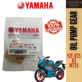 R25 YZF-R25 R3 MT25 OIL PUMP ASSY IDLE GEAR 4T PAM MINYAK ENGINE GEAR SMALL SHAFT 1WD-E3300-09 ...