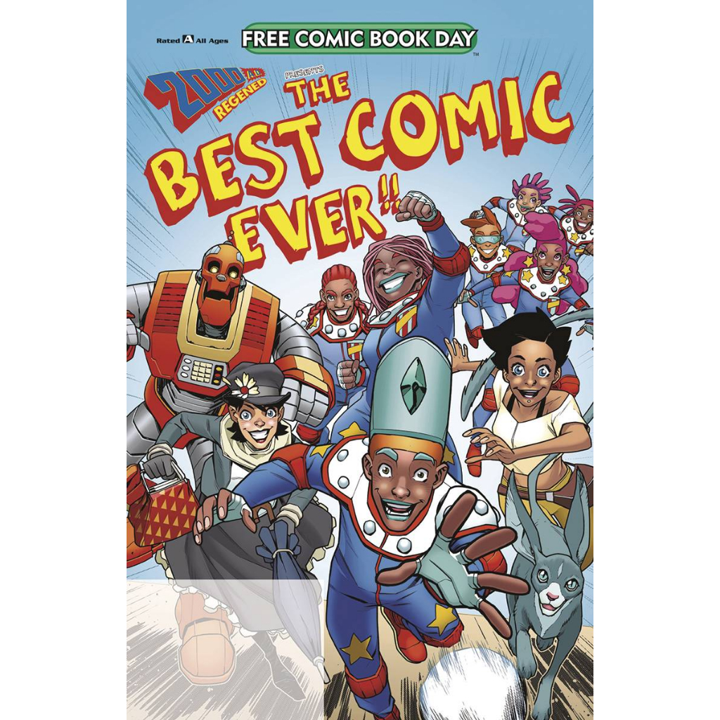 2000 AD PRESENTS THE BEST COMIC EVER #1 - Free Comic Book Day Edition ...