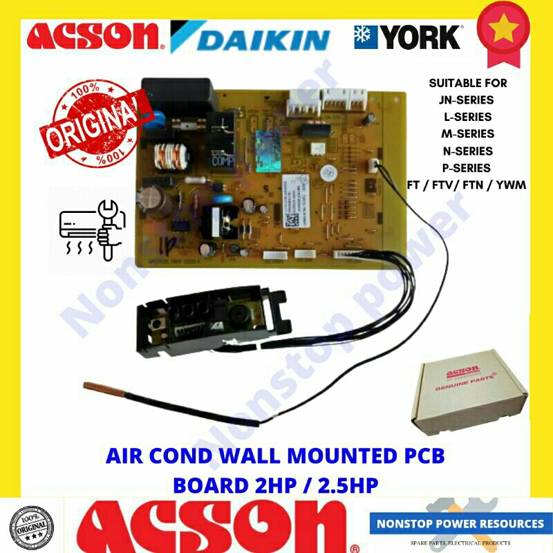ACSON Original Wall Mounted NON Inverter Air Cond Indoor Unit PCB Board ...