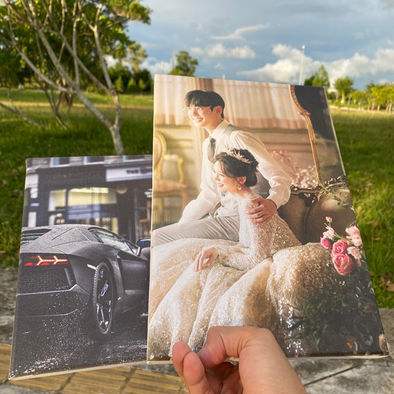 Custom Canvas Print with Frame, Gambar Kahwin Wall Frame (High quality ...