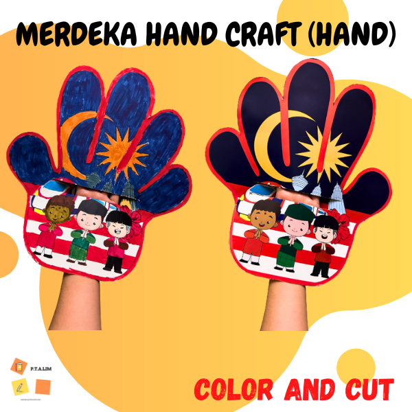 DIY Merdeka Hand and Cap Festival Craft DIY / DIY Merdeka Hand Kraft ...
