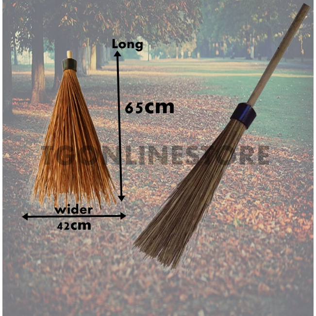Outdoor Garden Broom / Penyapu Lidi Panjang / Lidi Broom with Handle ...