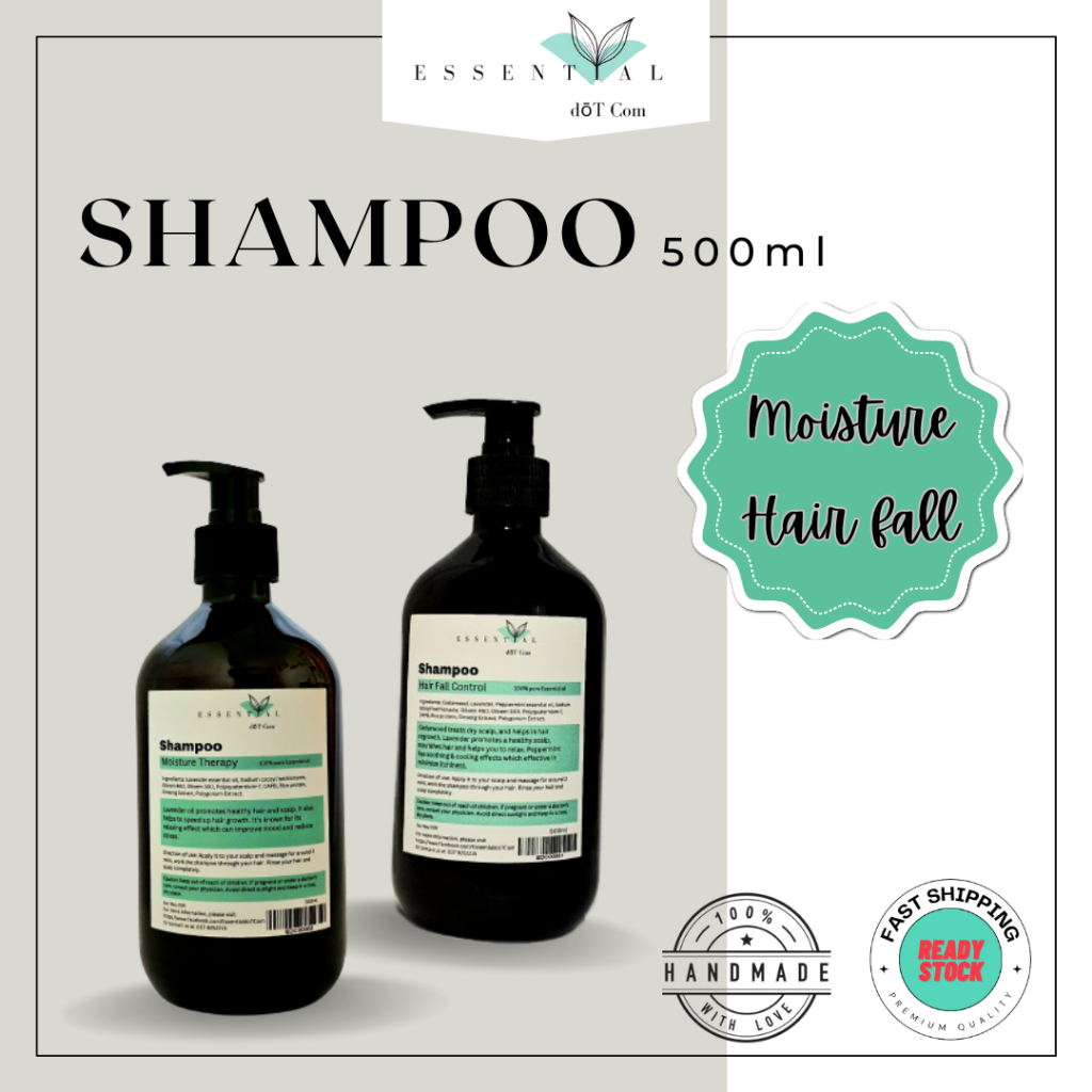 Shampoo | 100% Natural & Organic | Essential Oil | Shopee Malaysia