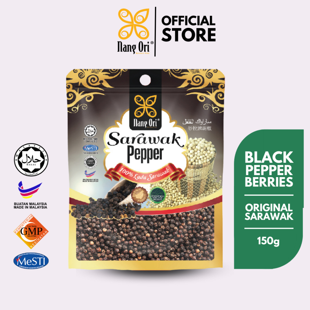 ORIGINAL SARAWAK BLACK PEPPER BERRIES 150g | Shopee Malaysia