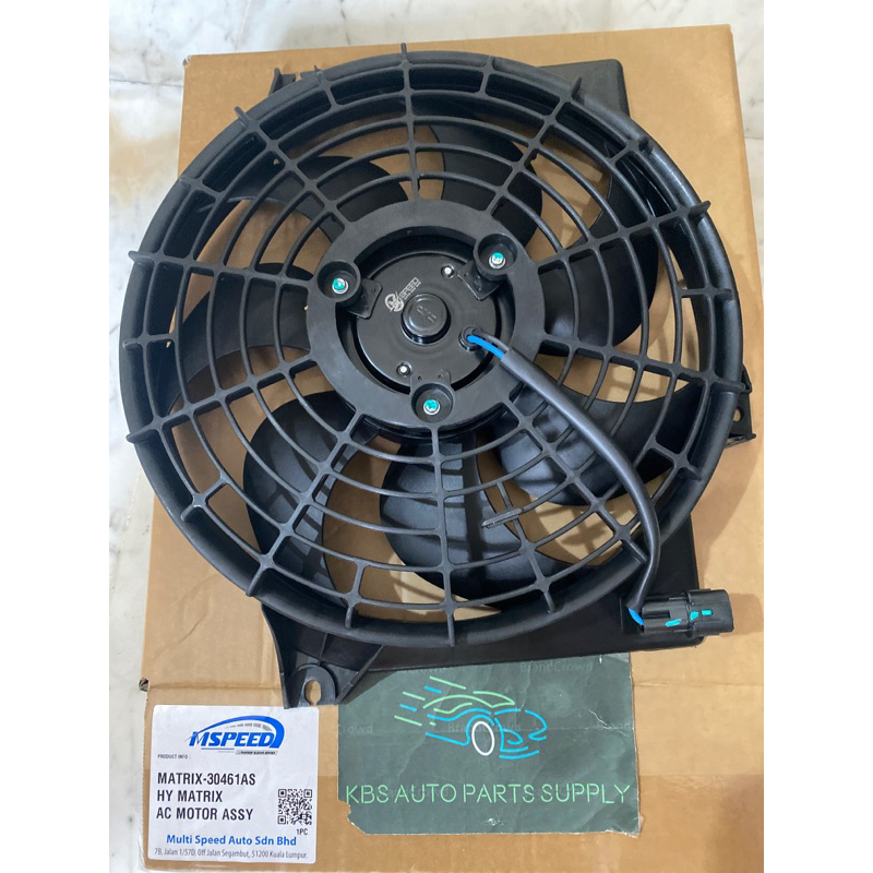 Hyundai Matrix AIR COND AC FAN GRUAD WITH FAN MOTOR ASSY (MULTI SPEED ...
