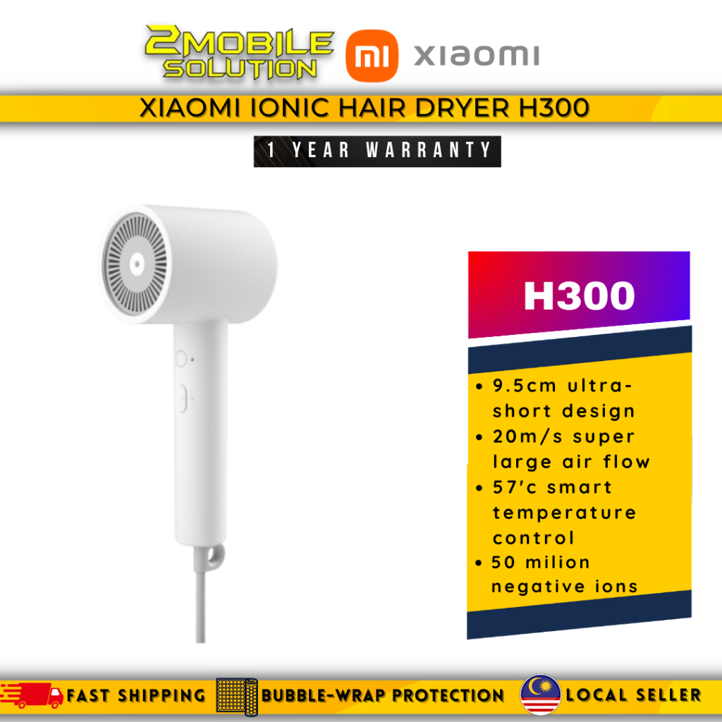XIAOMI Mi Mijia Hair Dryer Water Ion Ionic H700 | H500 | H300 - 1 Year ...