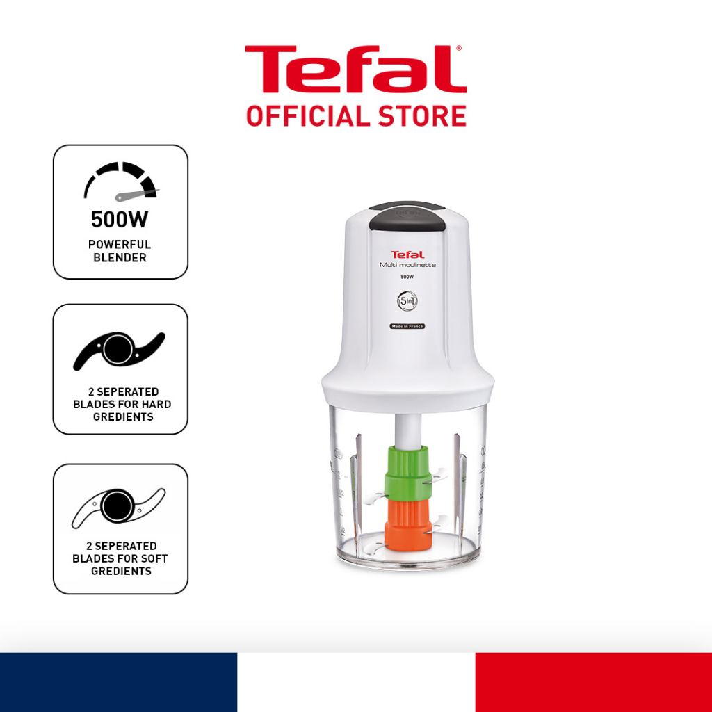 Tefal Multi Moulinette Chopper & Grinder 5 In 1 (MQ722) | Shopee Malaysia