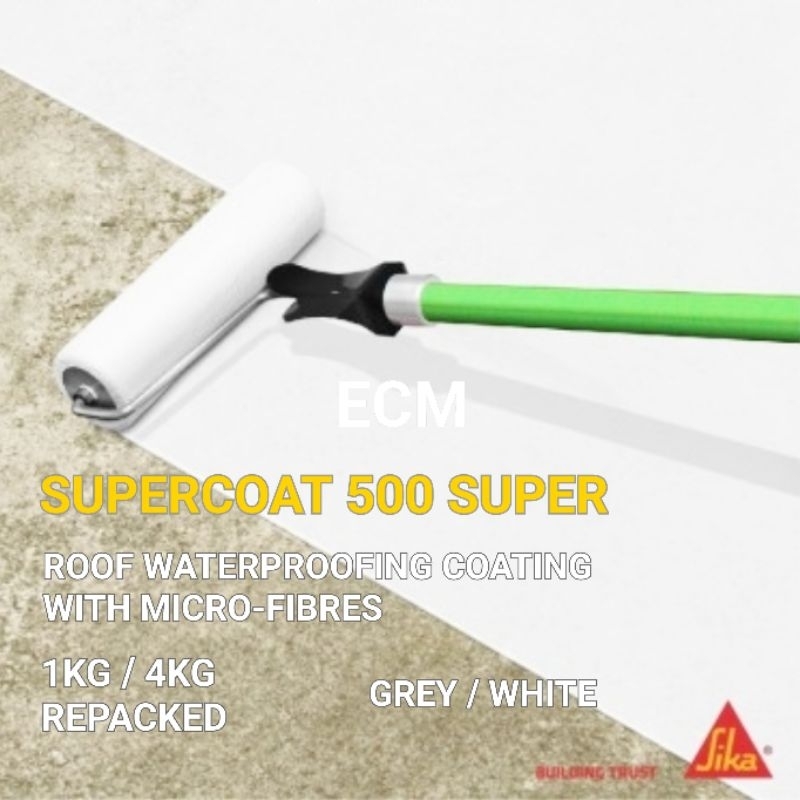 SIKACOAT 500 SUPER (4KG & 1KG REPACKED) Waterproof Liquid Membrane ...